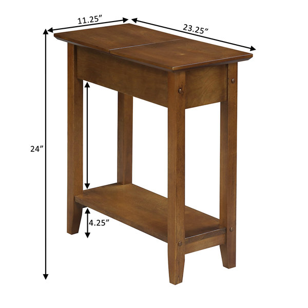 Flip top end table store